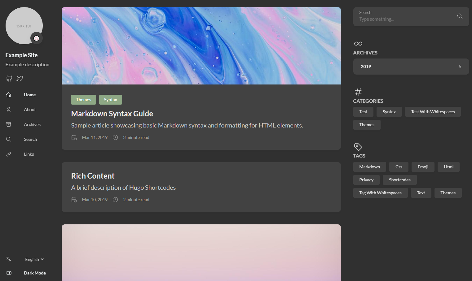 Hugo安装和启用Stack主题 | WinNote